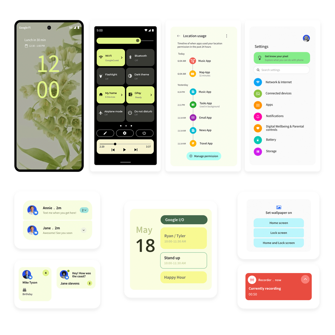 Android 12 component UI pack now available in MockStore - MockFlow